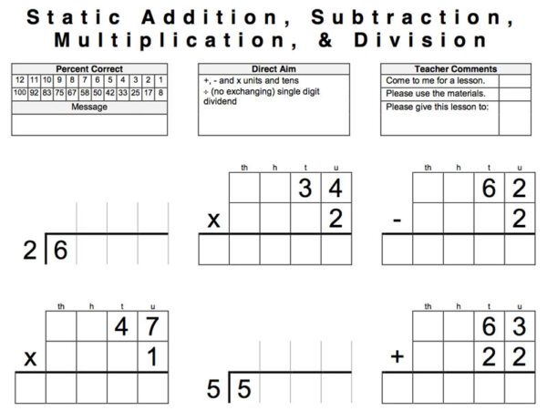 6-9 Math Computation – Mixed Problems - Montessori Made Manageable